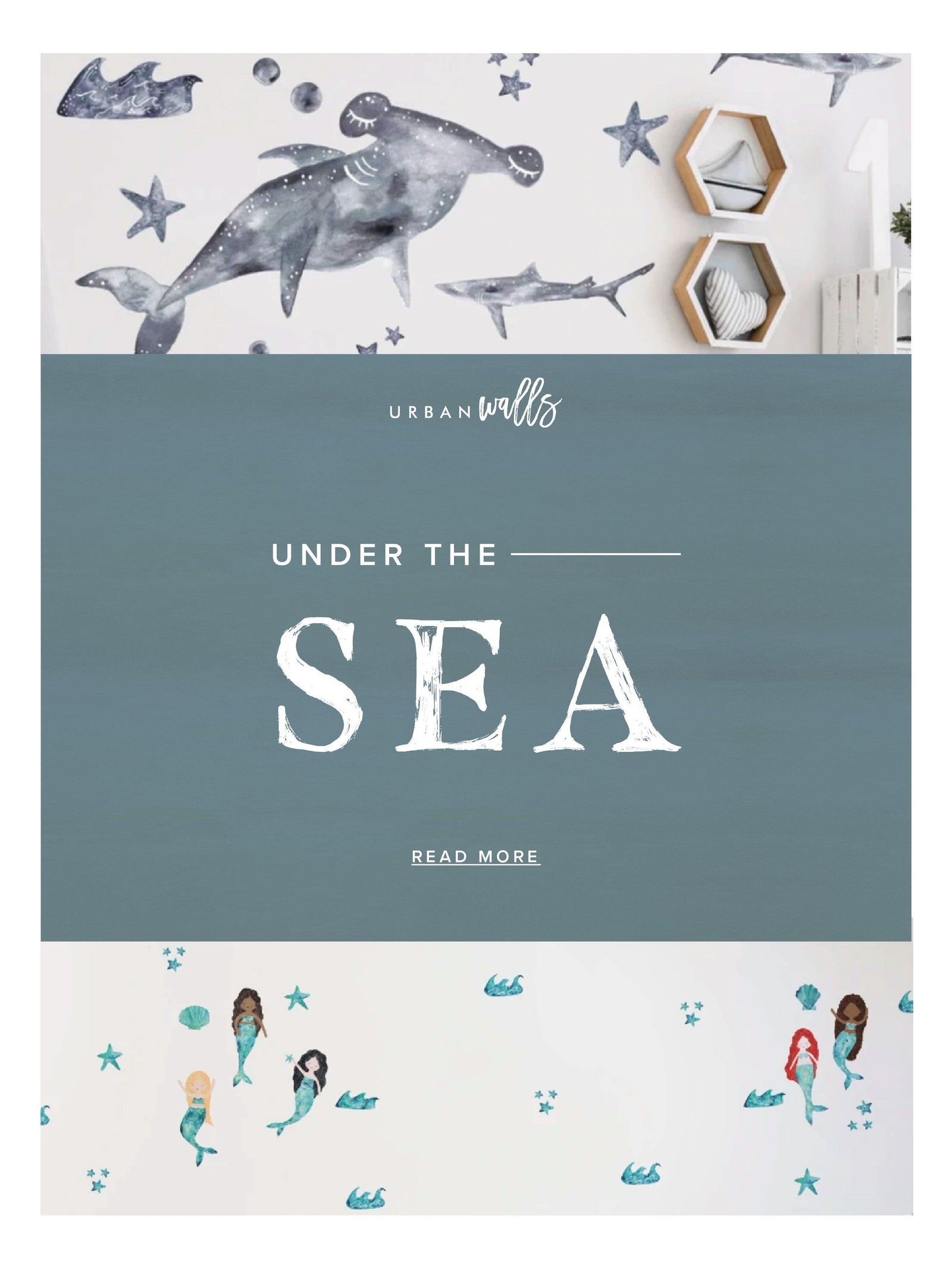 Under-the-Sea Wall Decals & Accents – Urbanwalls Canada