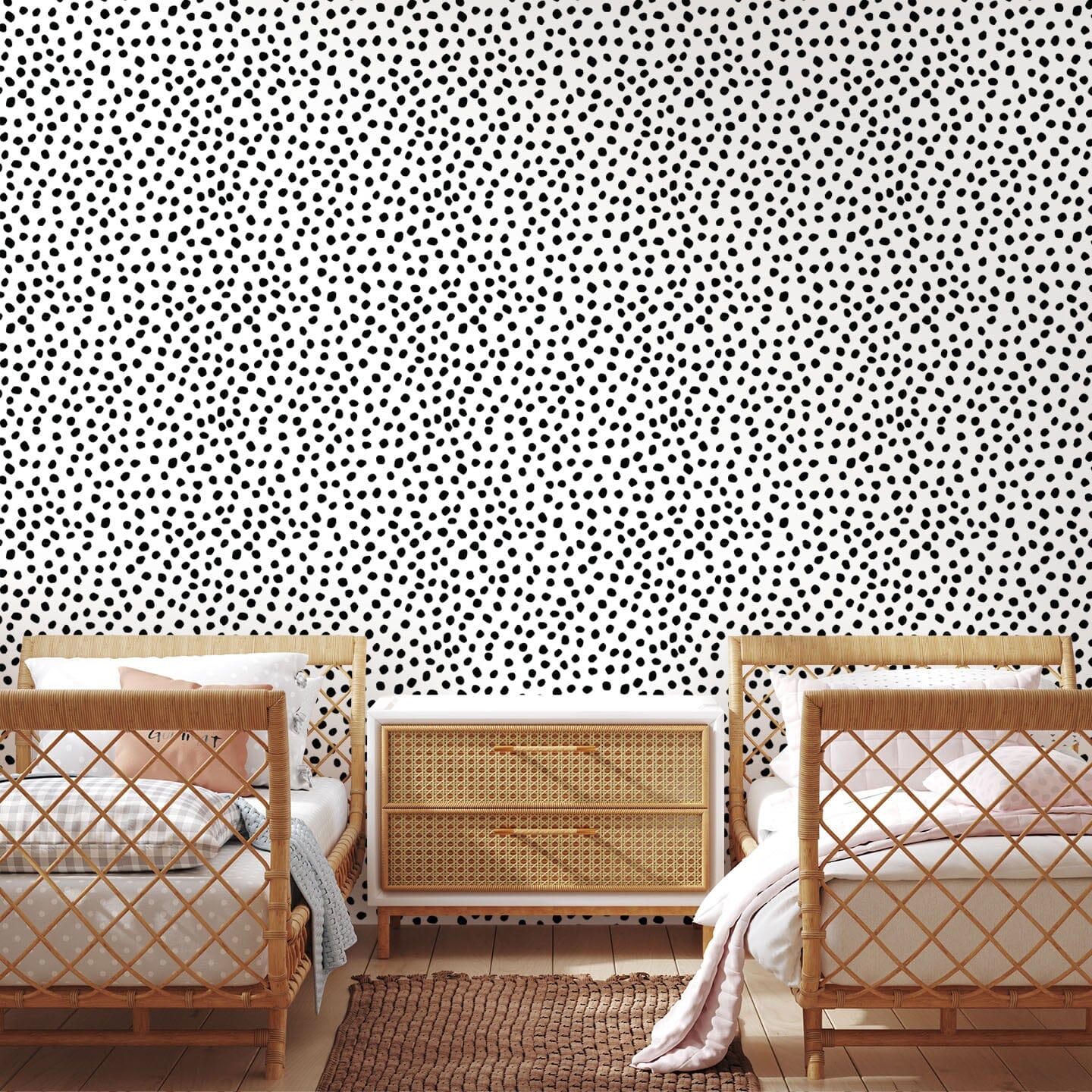 Irregular Dots Wallpaper | Urbanwalls – Urbanwalls Canada